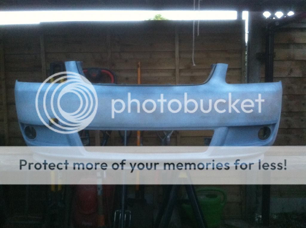 modified touran bumper back from paint. - CADDY2K.com