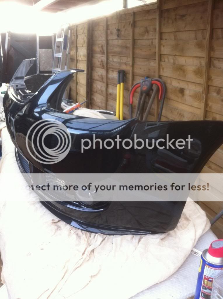 modified touran bumper back from paint. - CADDY2K.com